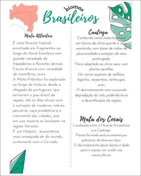 Mapas Mentais sobre CAATINGA - Study Maps