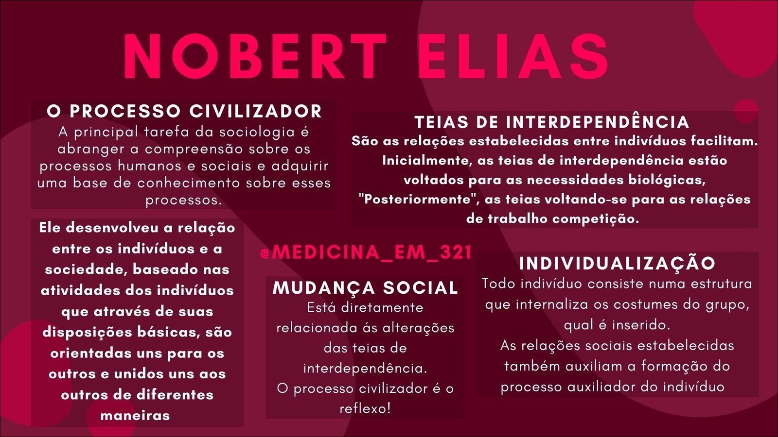 Mapas Mentais sobre NORBERT ELIAS - Study Maps