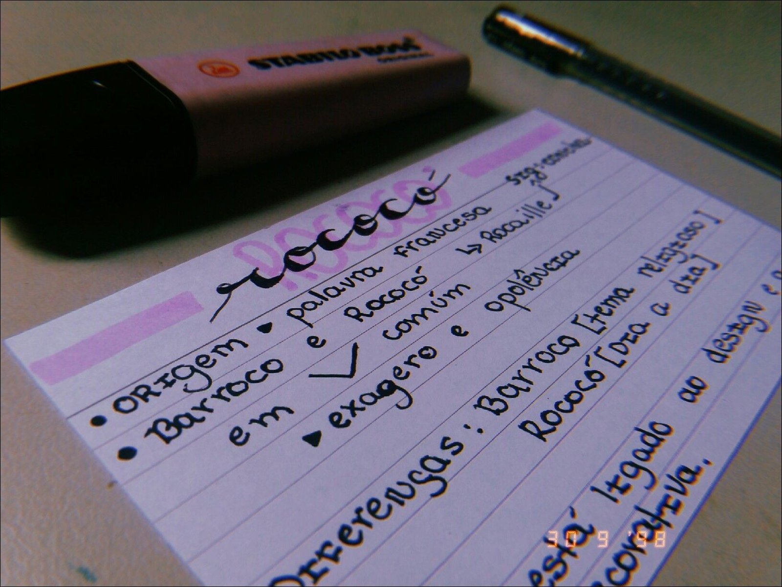 Mapas Mentais sobre ROCOCÓ - Study Maps